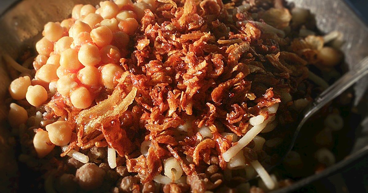 Koshari In Koshary Abou Tarek | TasteAtlas | Recommended authentic ...