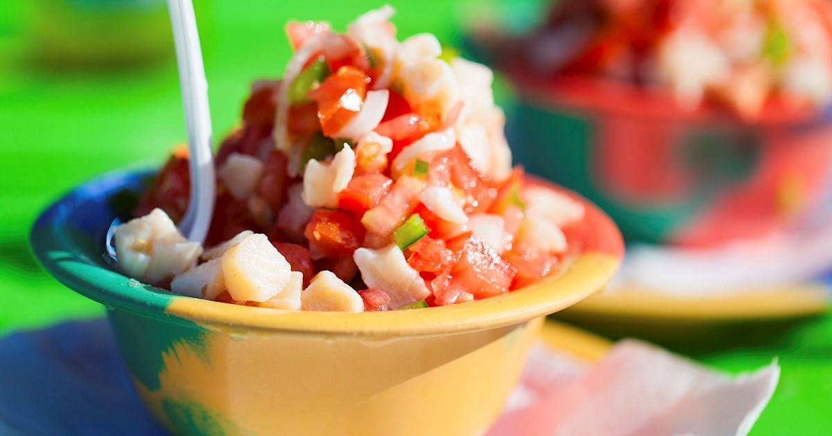 Conch Salad | Traditional Salad From The Bahamas, Caribbean