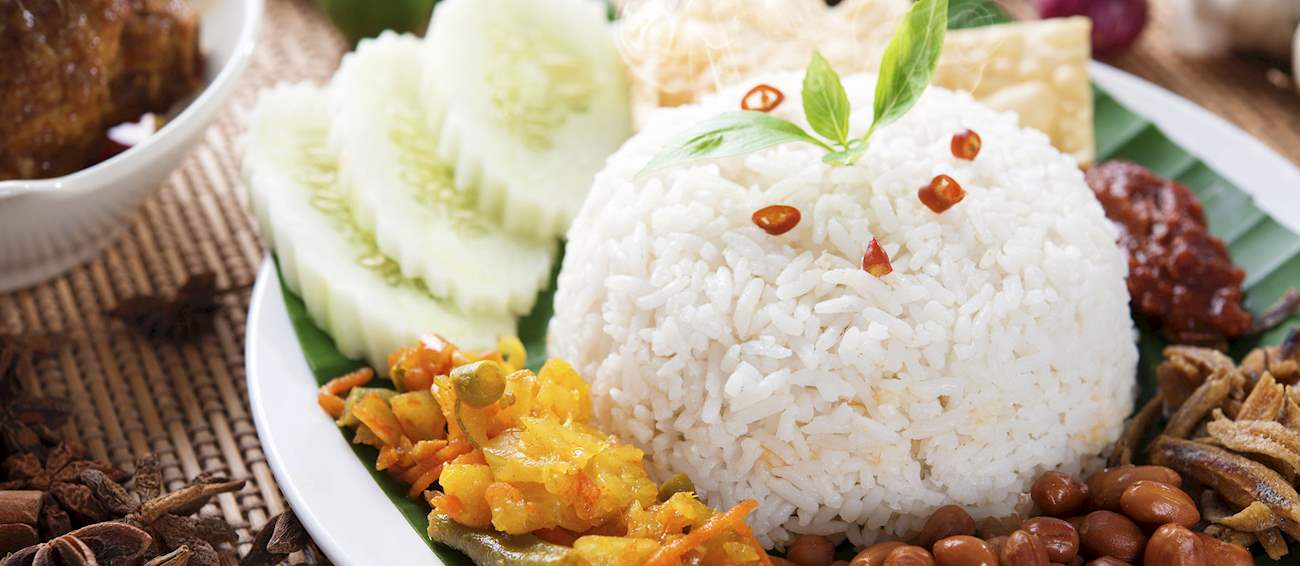 Nasi Lemak | Traditional Rice Dish From Malaysia, Southeast Asia
