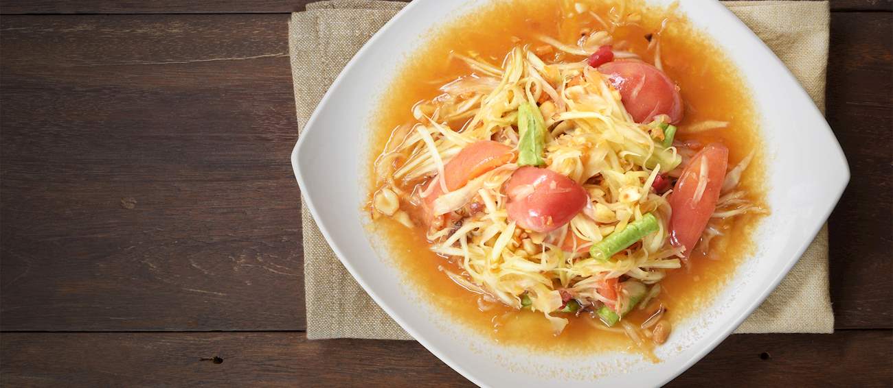 Som Tam | Traditional Salad From Thailand, Southeast Asia