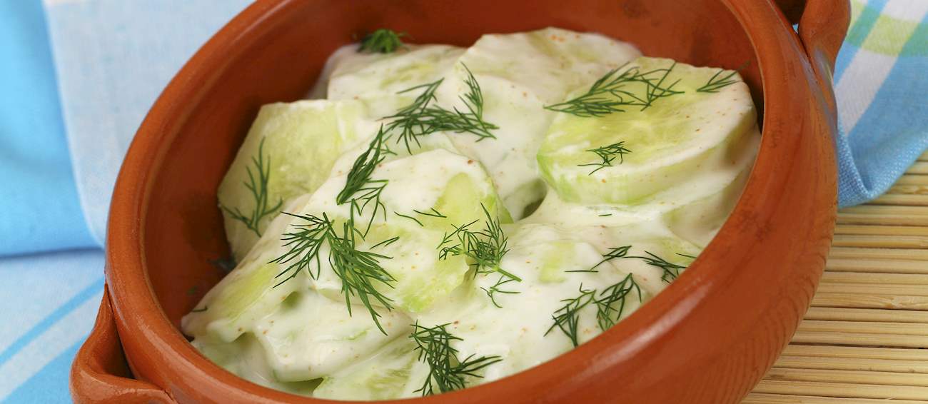 Mizeria | Traditional Salad From Poland, Central Europe