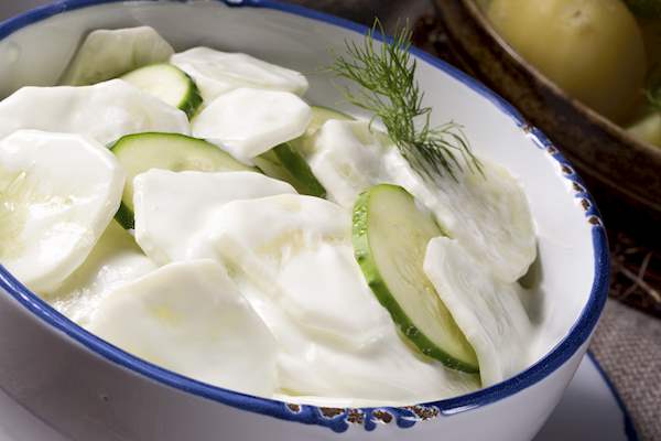 Mizeria | Traditional Salad From Poland, Central Europe