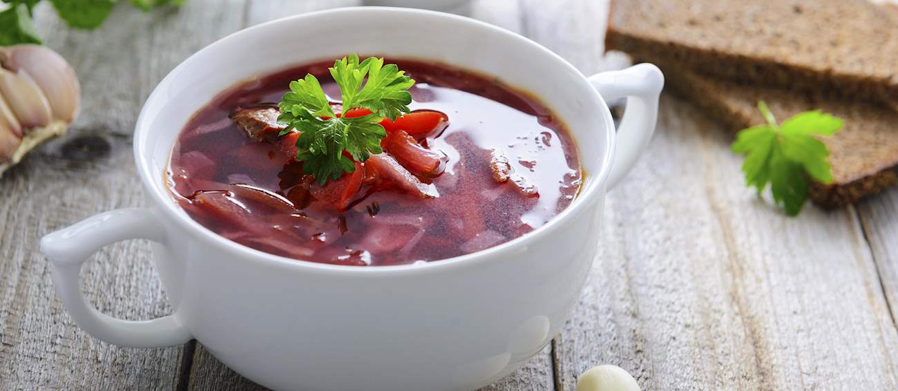 Borsch | Traditional Vegetable Soup From Ukraine, Eastern Europe