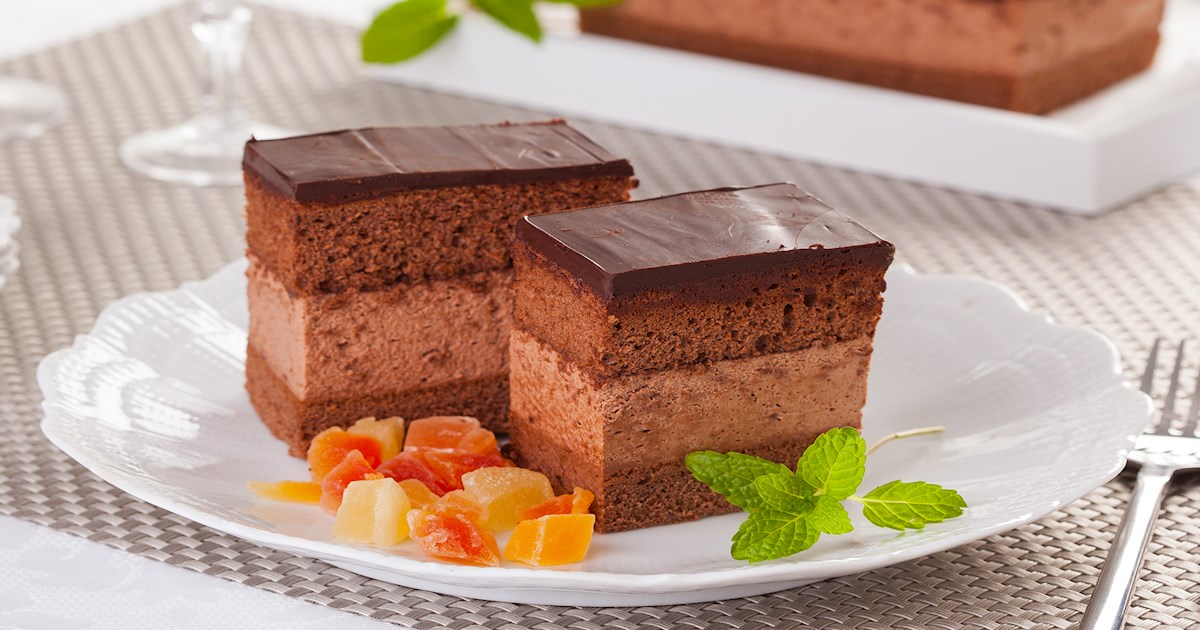 Rigó Jancsi | Traditional Chocolate Cake From Hungary, Central Europe
