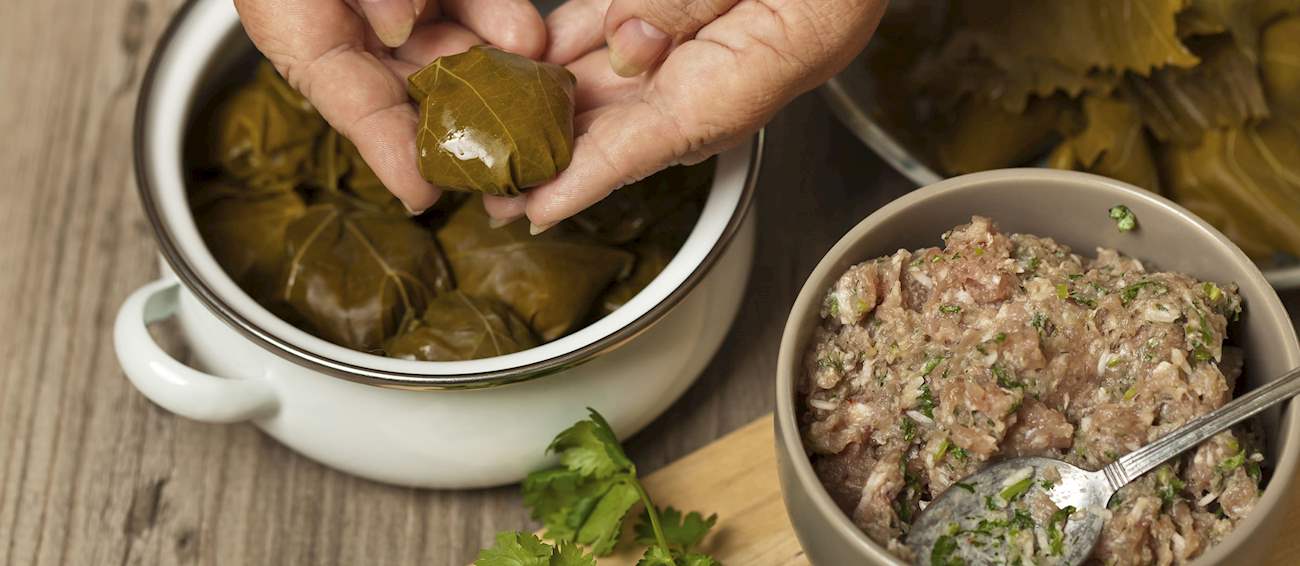 Yarpaq Dolması | Traditional Ground Meat Dish From Azerbaijan, Eastern ...