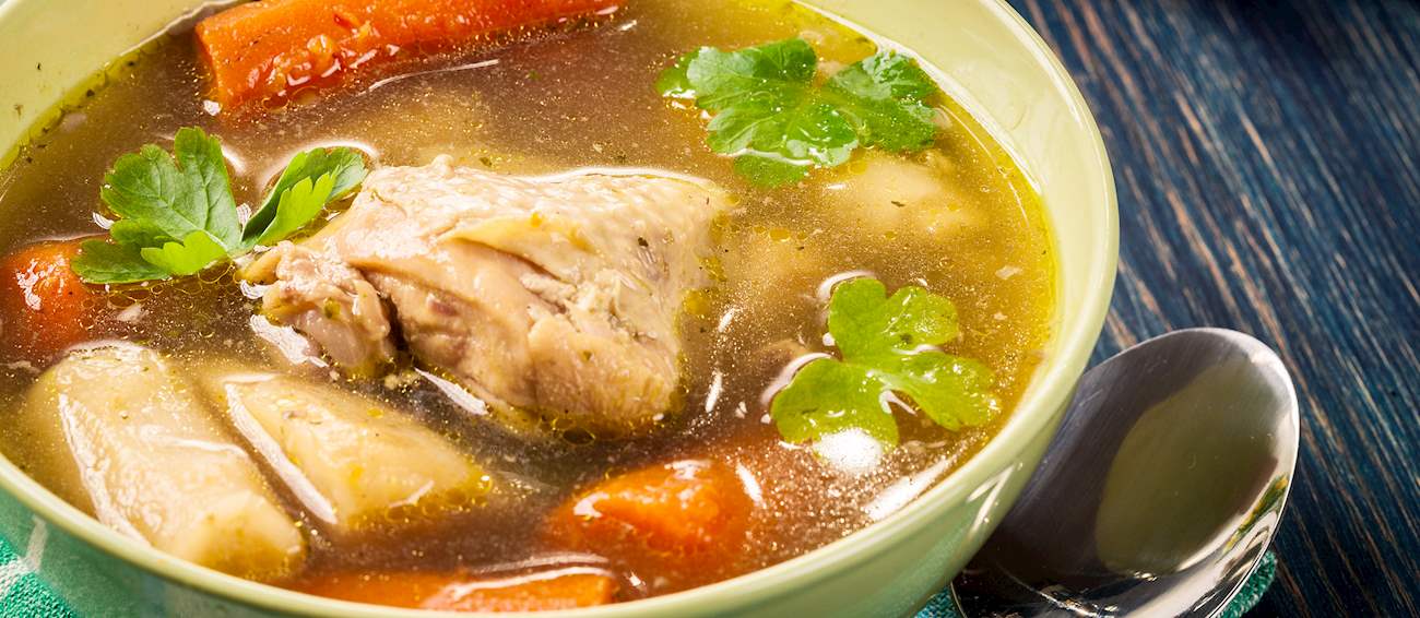 Caldo de Pollo | Traditional Chicken Soup From Mexico