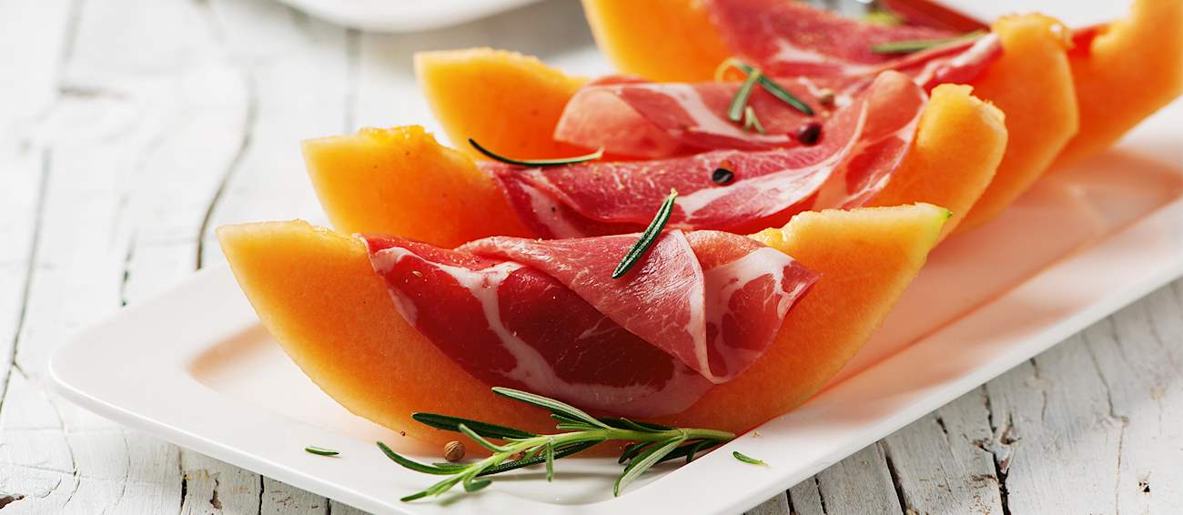 Prosciutto e Melone | Traditional Appetizer From Italy, Western Europe