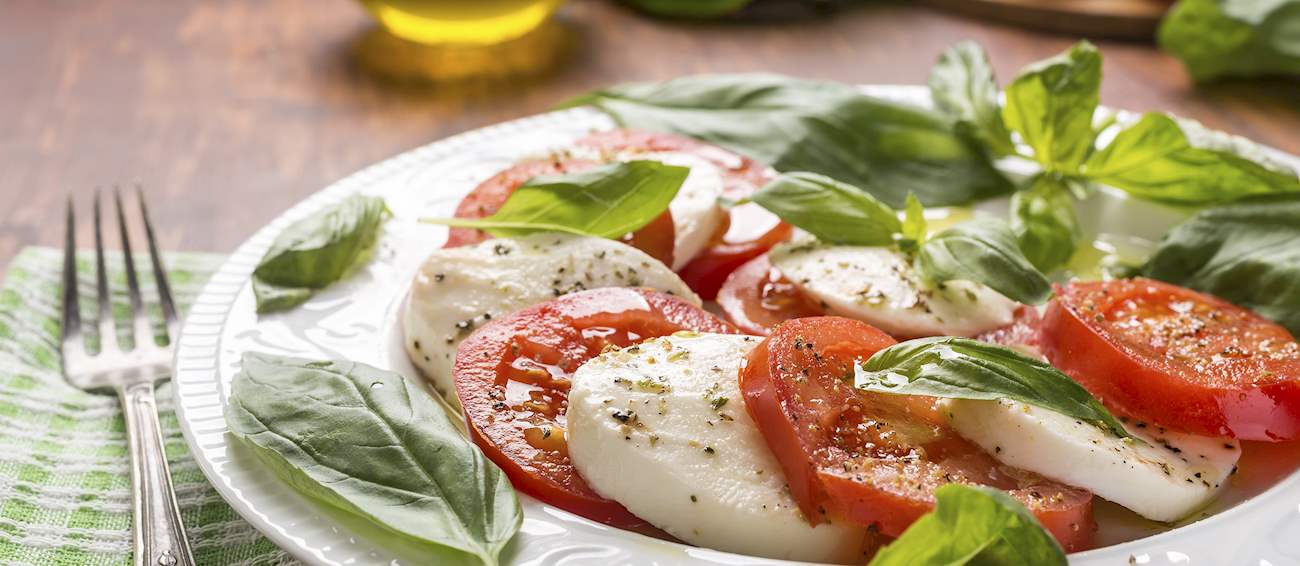 Caprese Salad | Traditional Salad From Capri Island, Italy