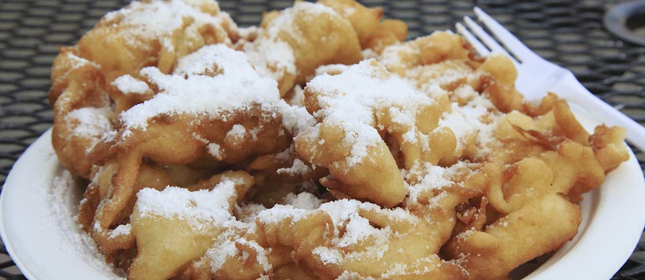 Funnel Cake | Traditional Deep-fried Dessert From Pennsylvania, United ...