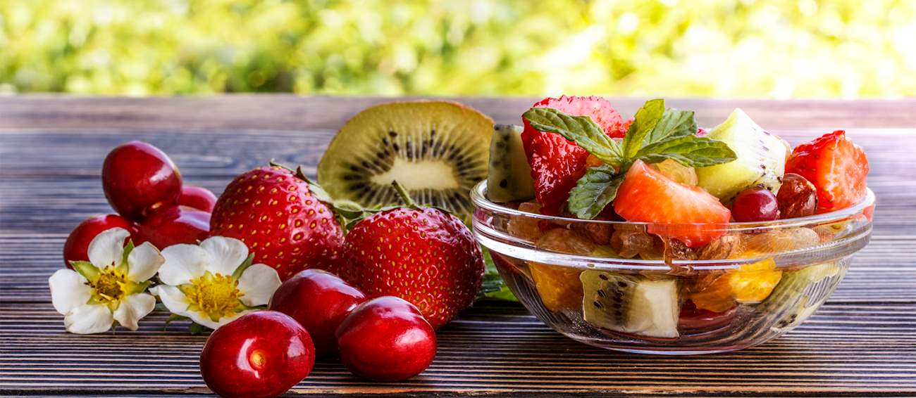 Frugtsalat | Traditional Fruit Salad From Denmark