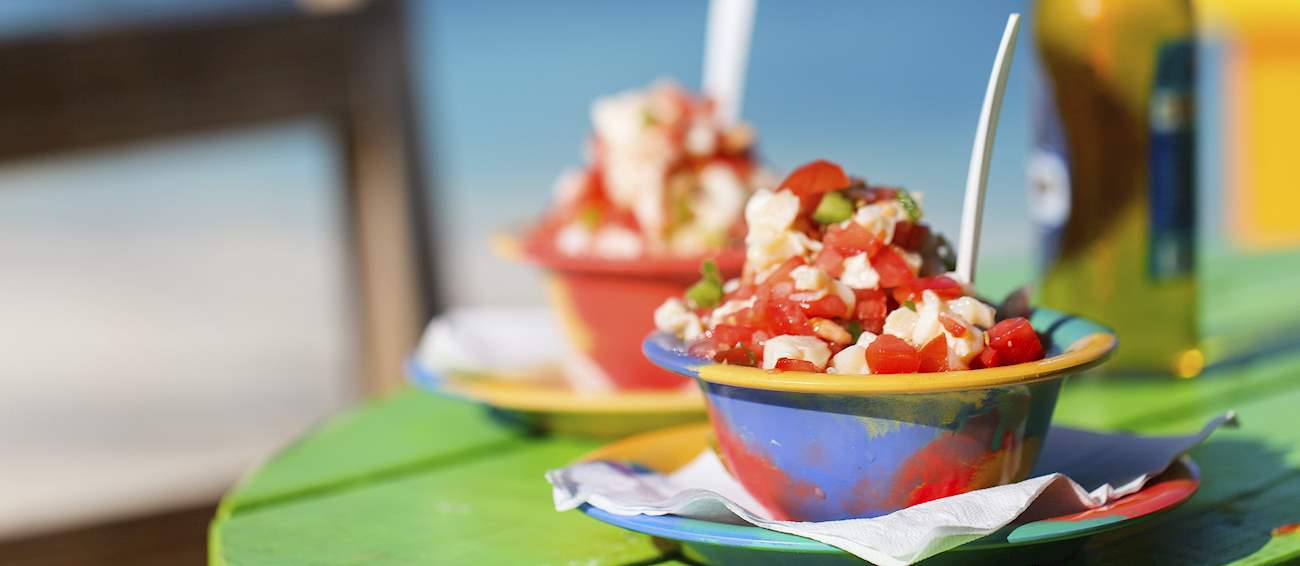 Conch Salad | Traditional Salad From The Bahamas, Caribbean