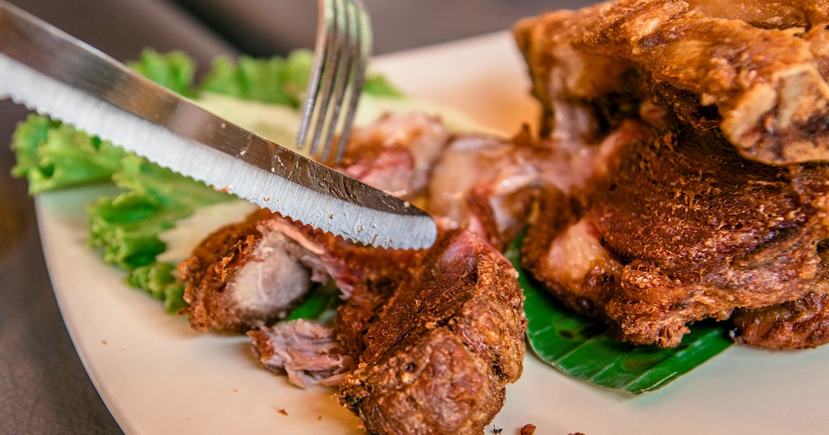 Crispy Pata | Traditional Pork Dish From Philippines, Southeast Asia