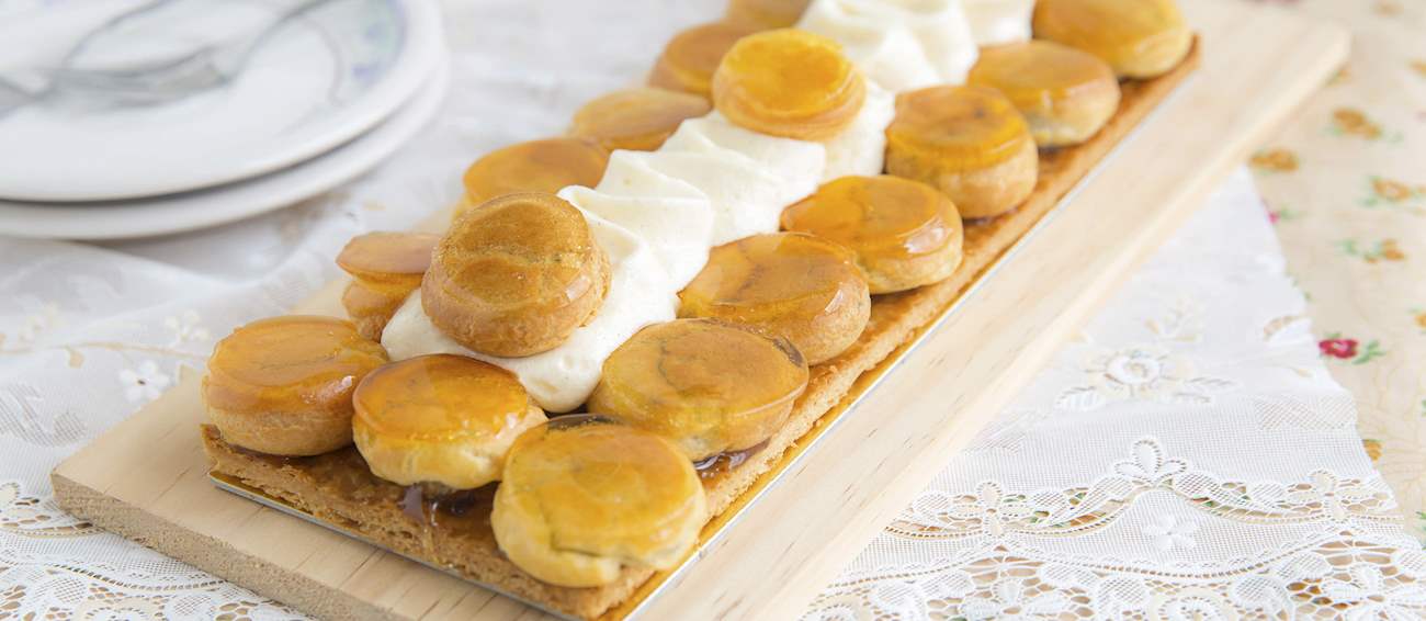 St. Honoré Cake | Traditional Sweet Pastry From France, Western Europe
