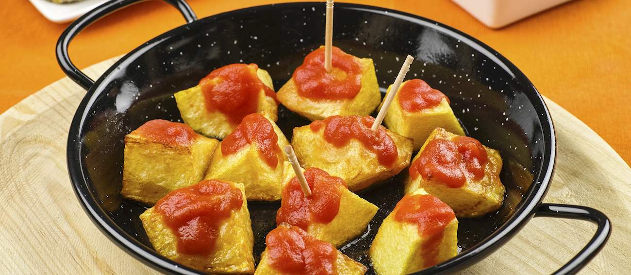 Patatas Bravas | Traditional Snack From Madrid, Spain