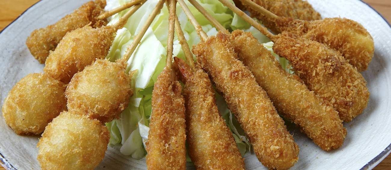 Kushiage | Traditional Street Food From Osaka, Japan
