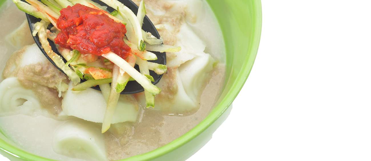 Laksam | Traditional Noodle Dish From Terengganu, Southeast Asia