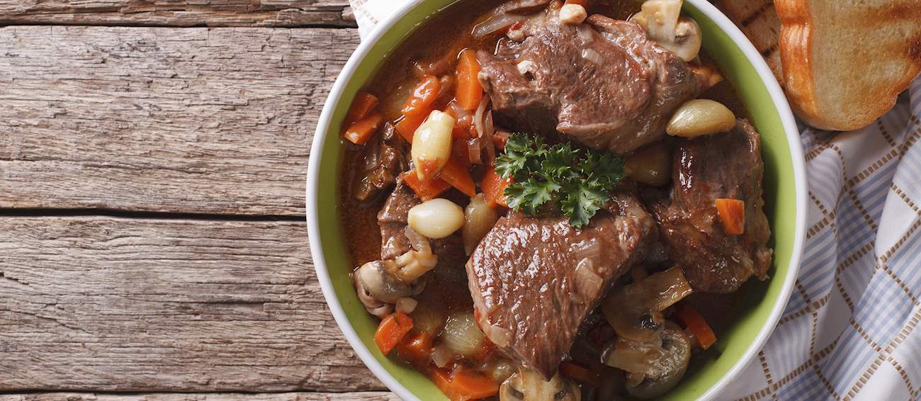 Beef Bourguignon | Traditional Stew From Burgundy, France