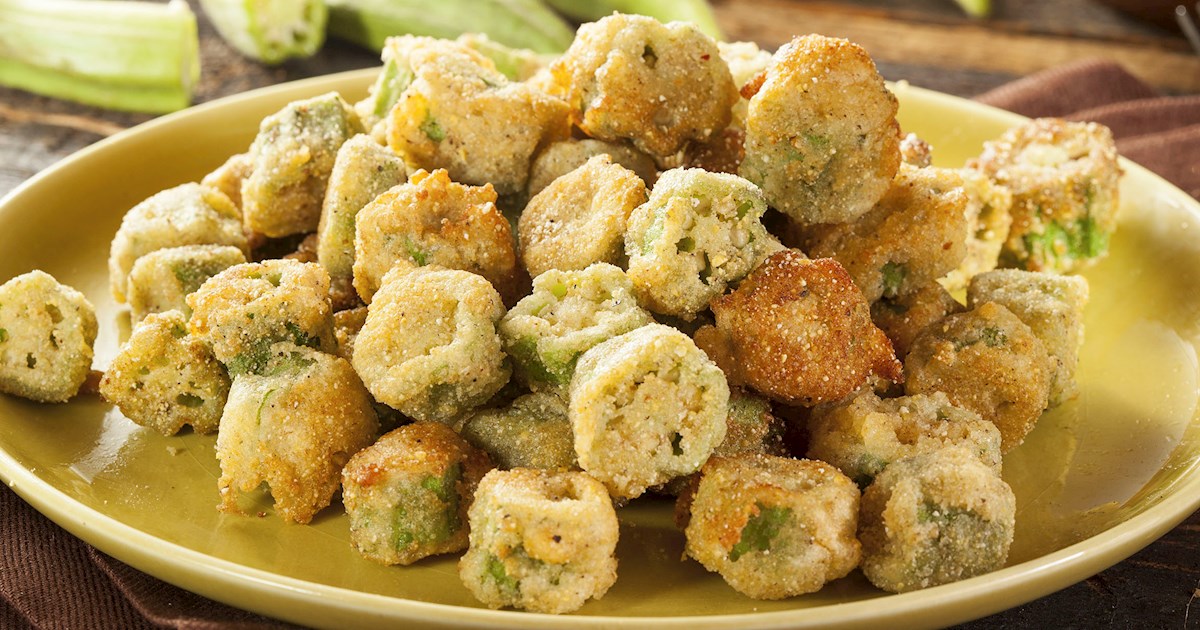 Fried Okra | Traditional Side Dish From Oklahoma, United States of America