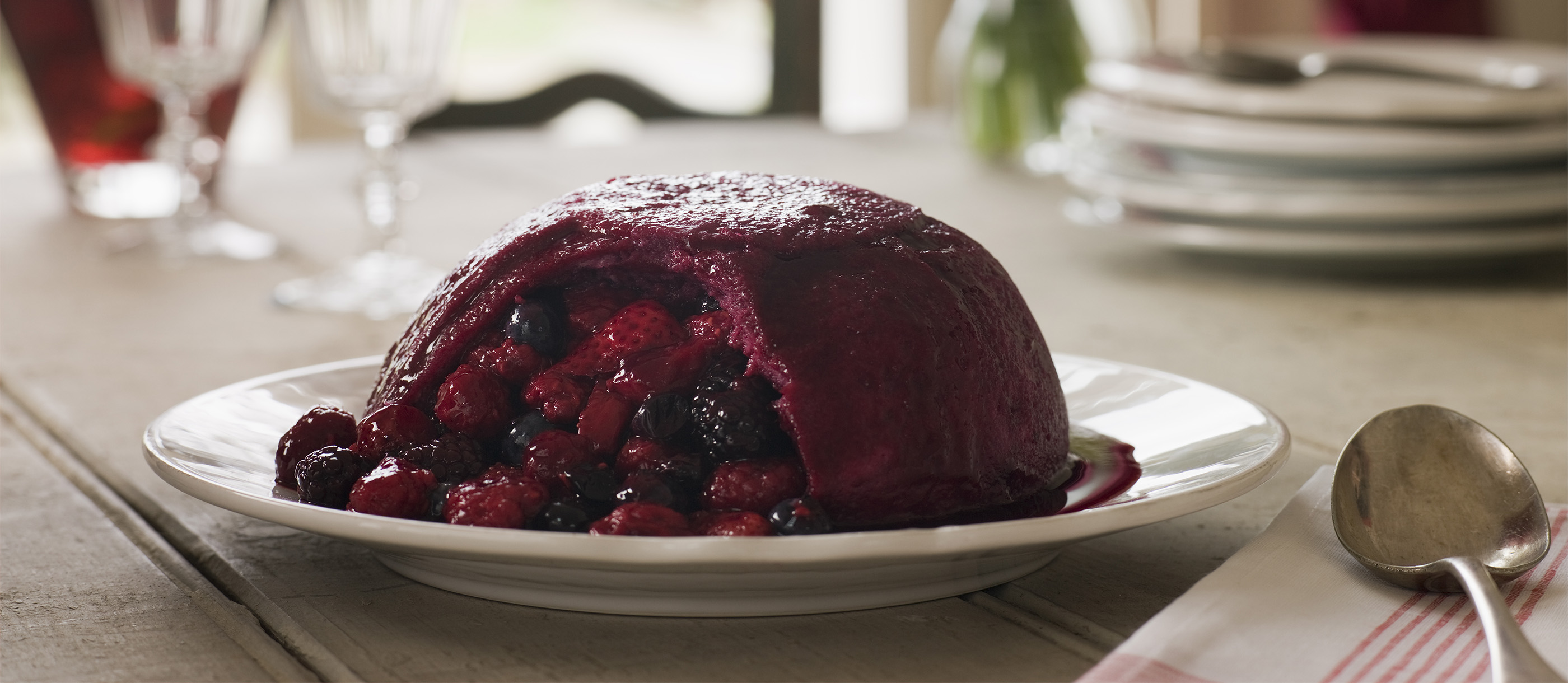 Summer Pudding | Traditional Dessert From England, United Kingdom