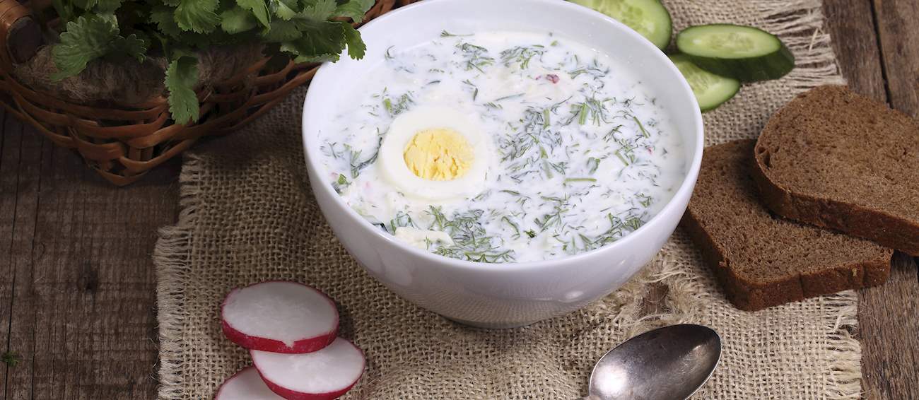 Okroshka | Traditional Cold Soup From Russia, Eastern Europe