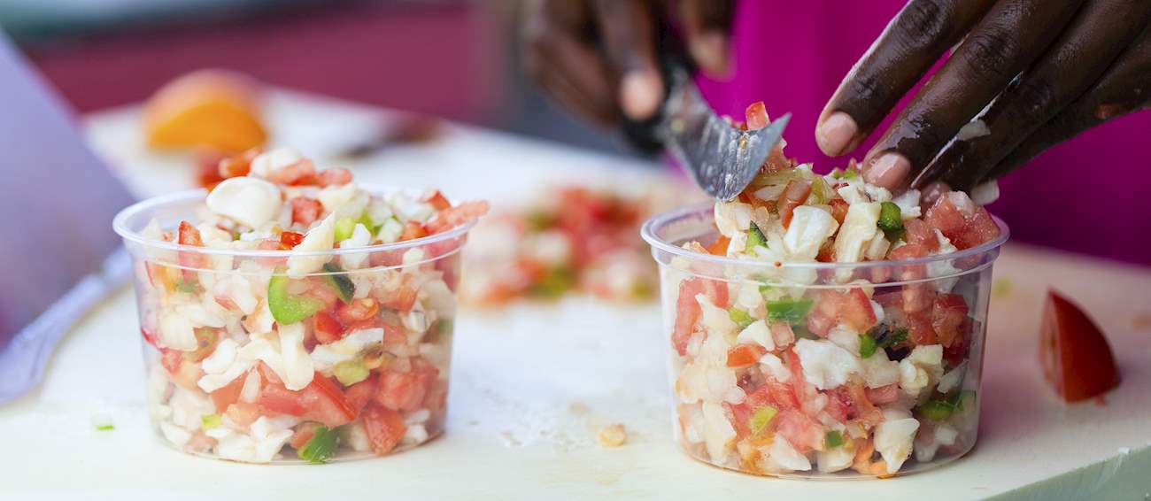 Conch Salad | Traditional Salad From The Bahamas, Caribbean