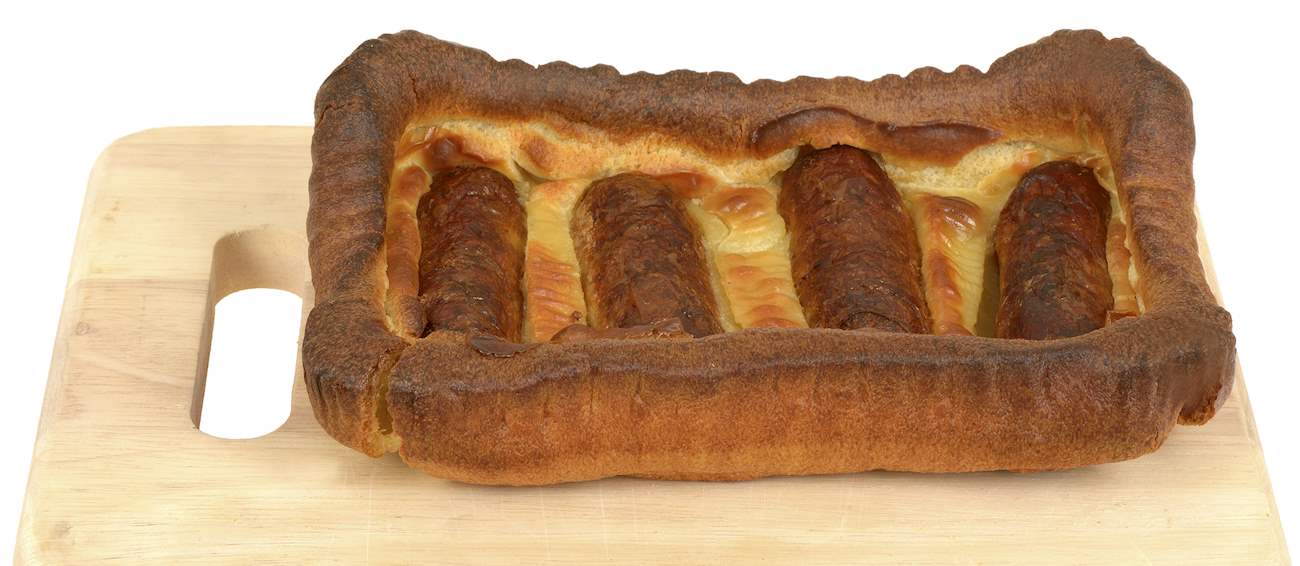 Toad in the Hole | Traditional Meat Dish From England, United Kingdom
