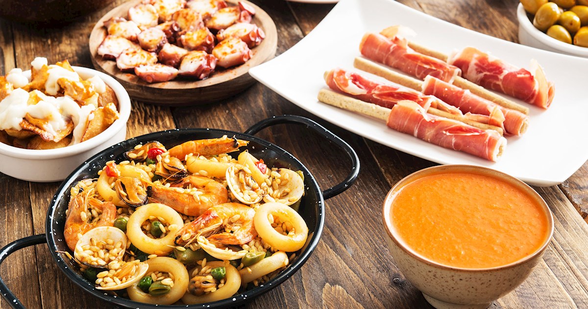 The Spaniards Chose Representative Dishes from All of the Regions