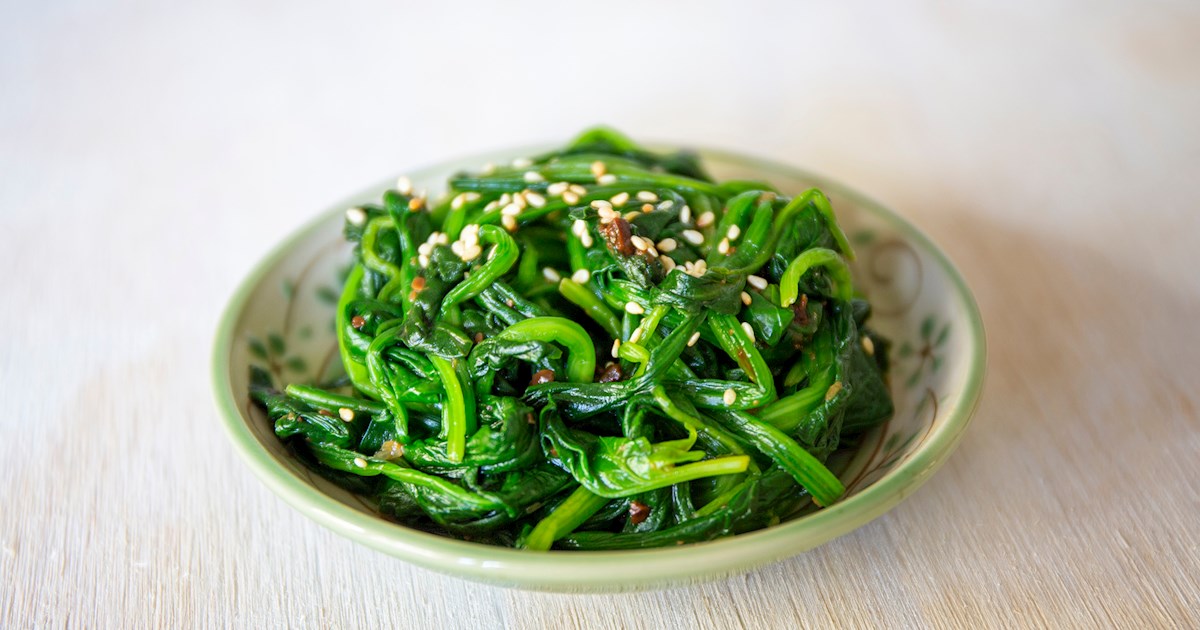 Sigeumchi Namul | Traditional Side Dish From South Korea, East Asia
