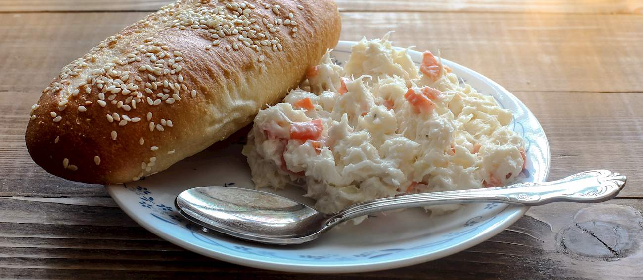 Treska | Traditional Salad From Slovakia, Central Europe