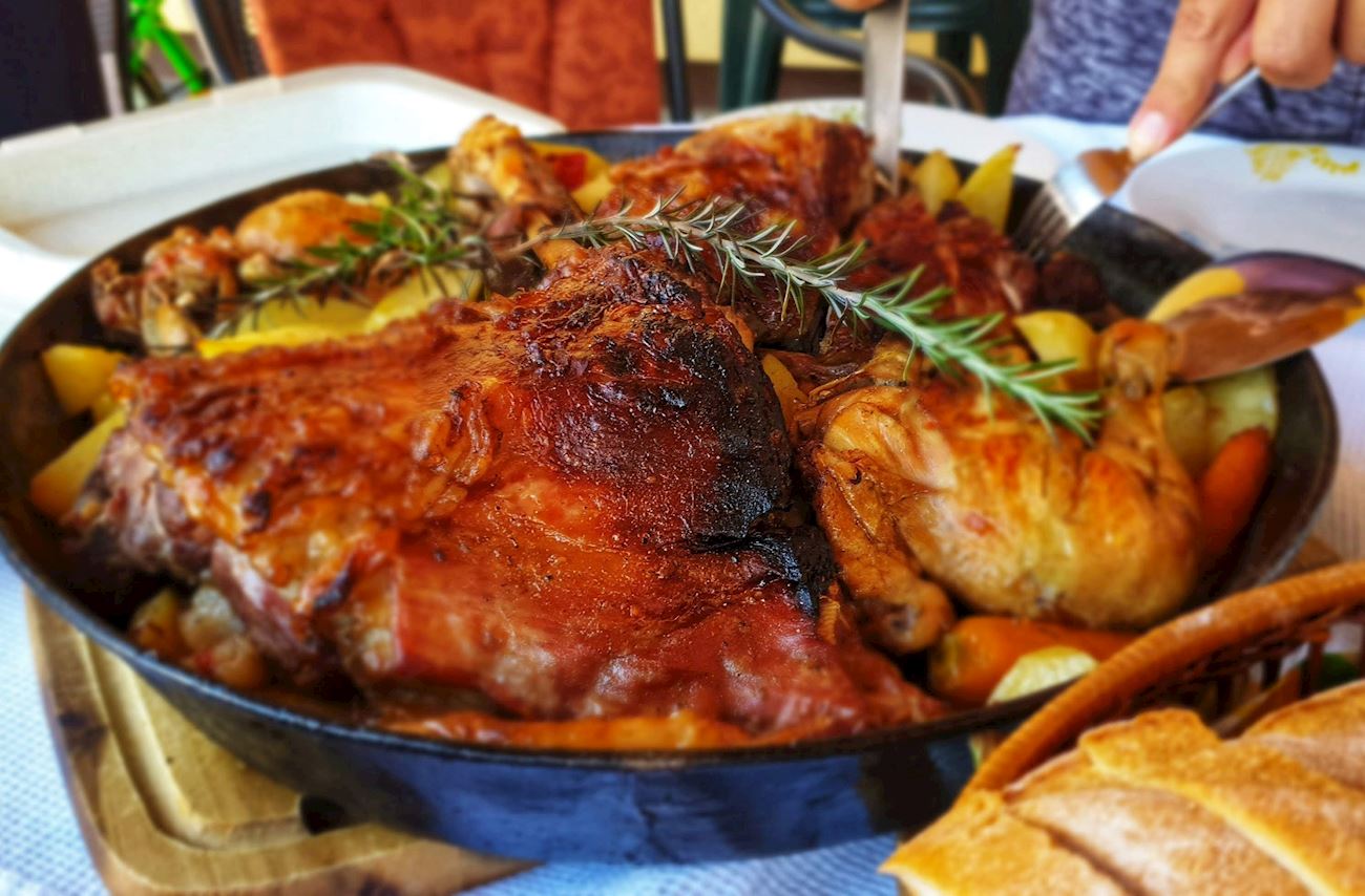 Janjetina Ispod Peke | Traditional Lamb/Mutton Dish From Dalmatia, Croatia