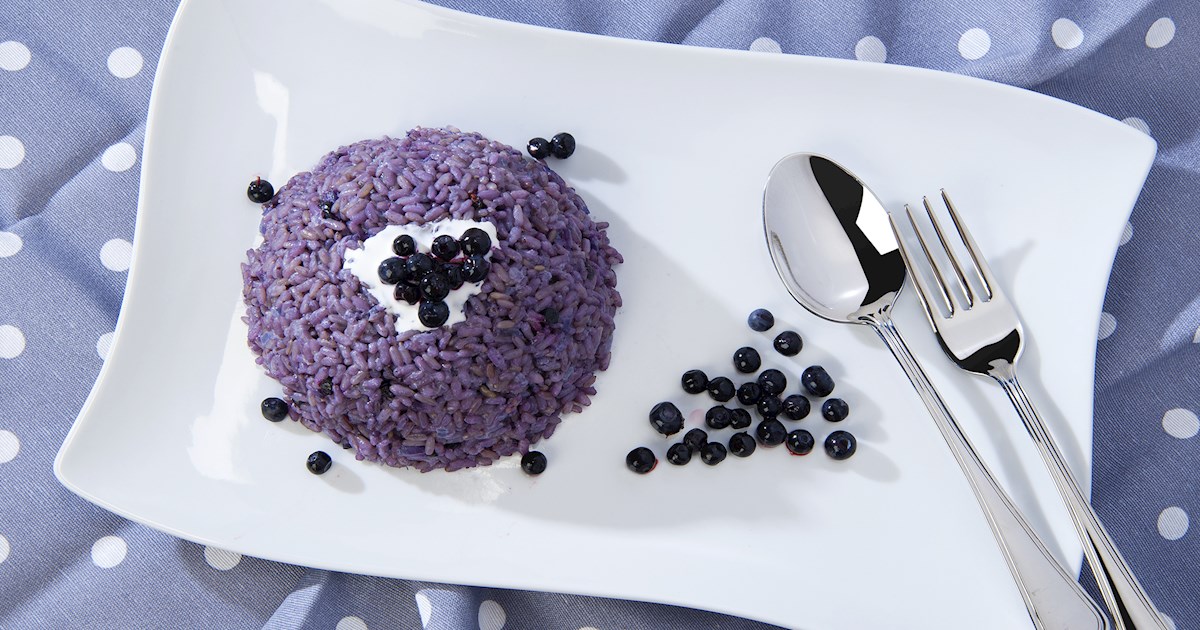 Risotto ai Mirtilli | Traditional Rice Dish From Trentino-South Tyrol ...