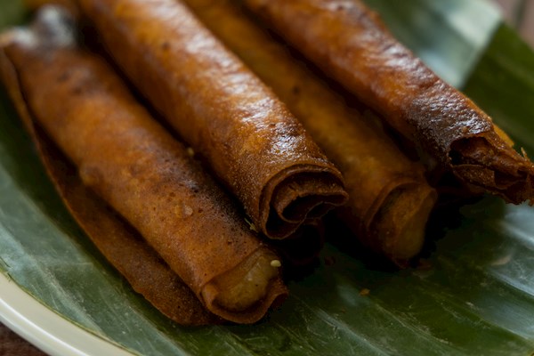 Turon | Traditional Deep-fried Dessert From Philippines, Southeast Asia