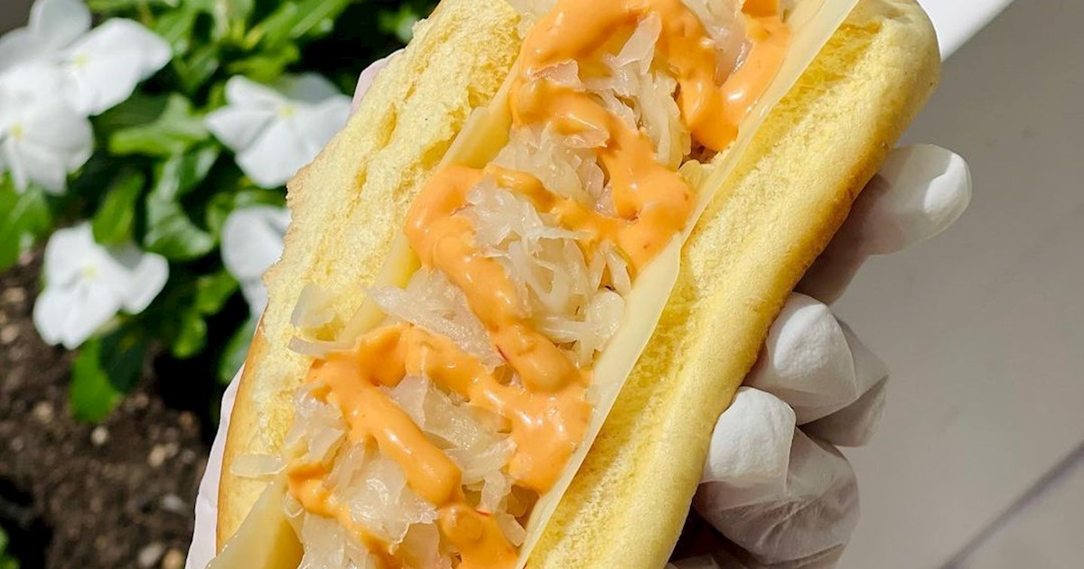 Reuben Dog | Traditional Hot Dog From New York City, United States of ...