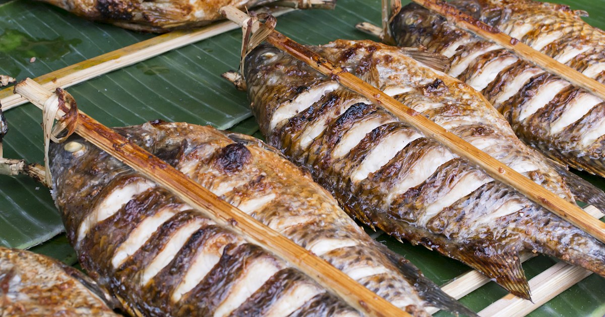 Ping pa | Traditional Saltwater Fish Dish From Laos, Southeast Asia