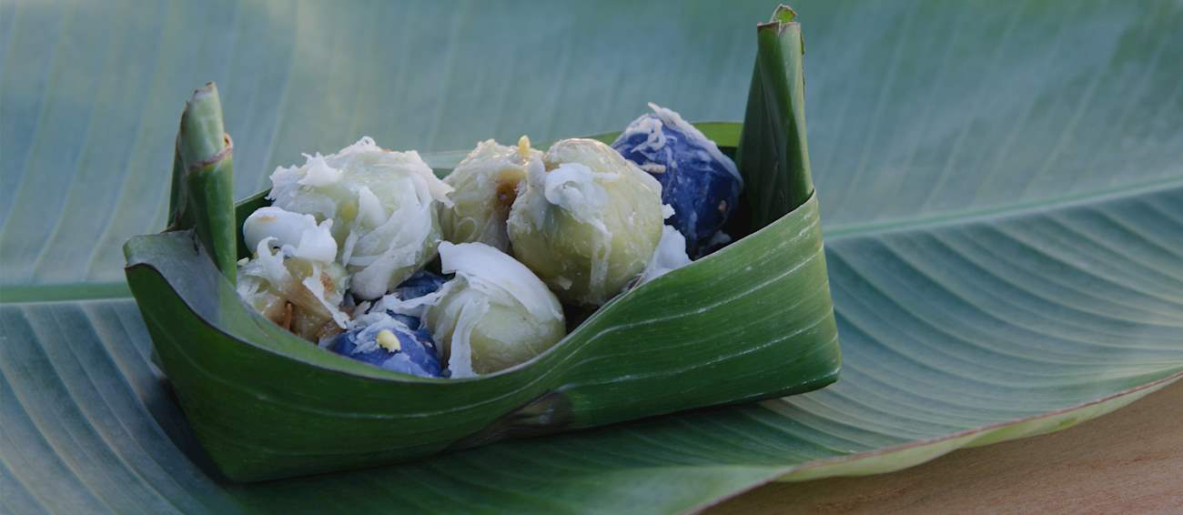 Khanom Tom | Traditional Dessert From Thailand, Southeast Asia