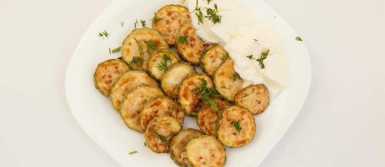 Kolokithakia Tiganita | Traditional Vegetable Dish From Greece ...