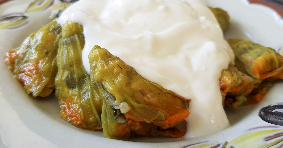 Kolokythoanthoi | Traditional Vegetable Dish From Greece, Southeastern ...
