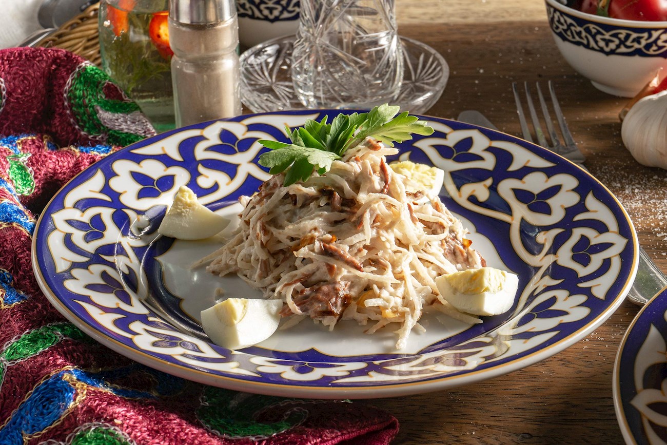 Tashkent Salad | Traditional Salad From Tashkent, Uzbekistan