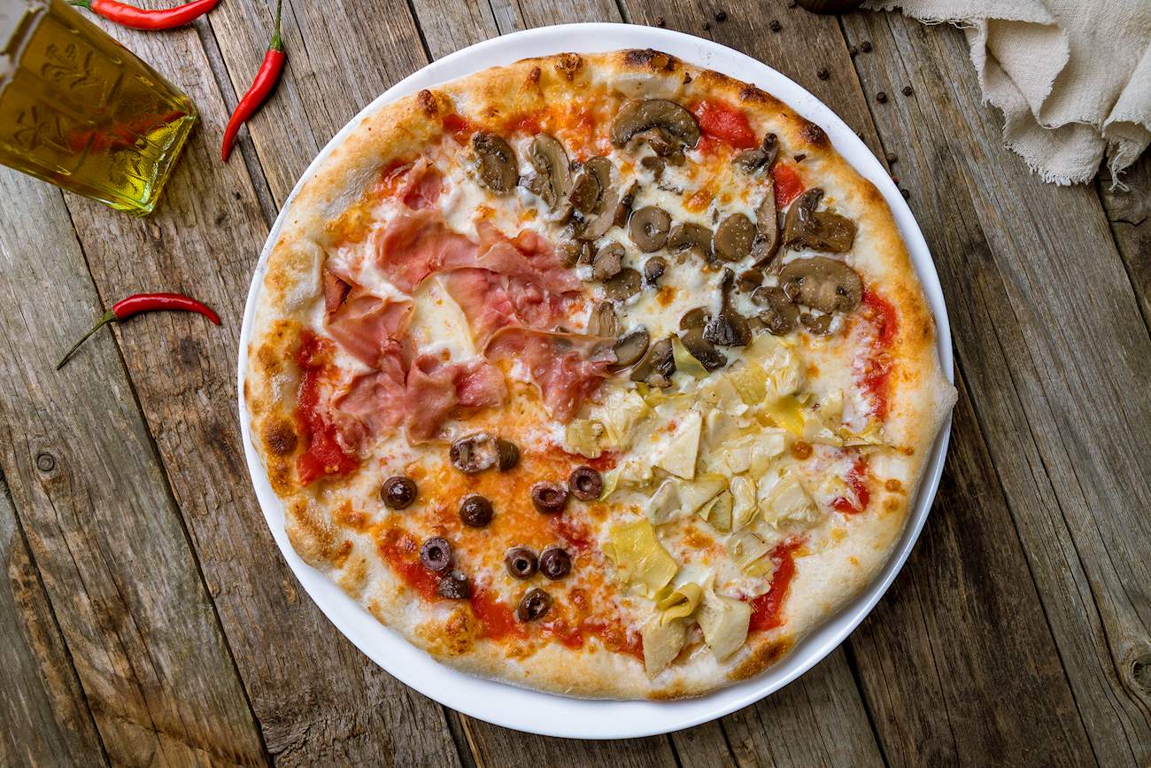 Quattro Stagioni Pizza | Traditional Pizza From Italy, Western Europe