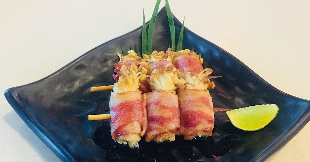 Enoki Maki | Traditional Appetizer From Japan