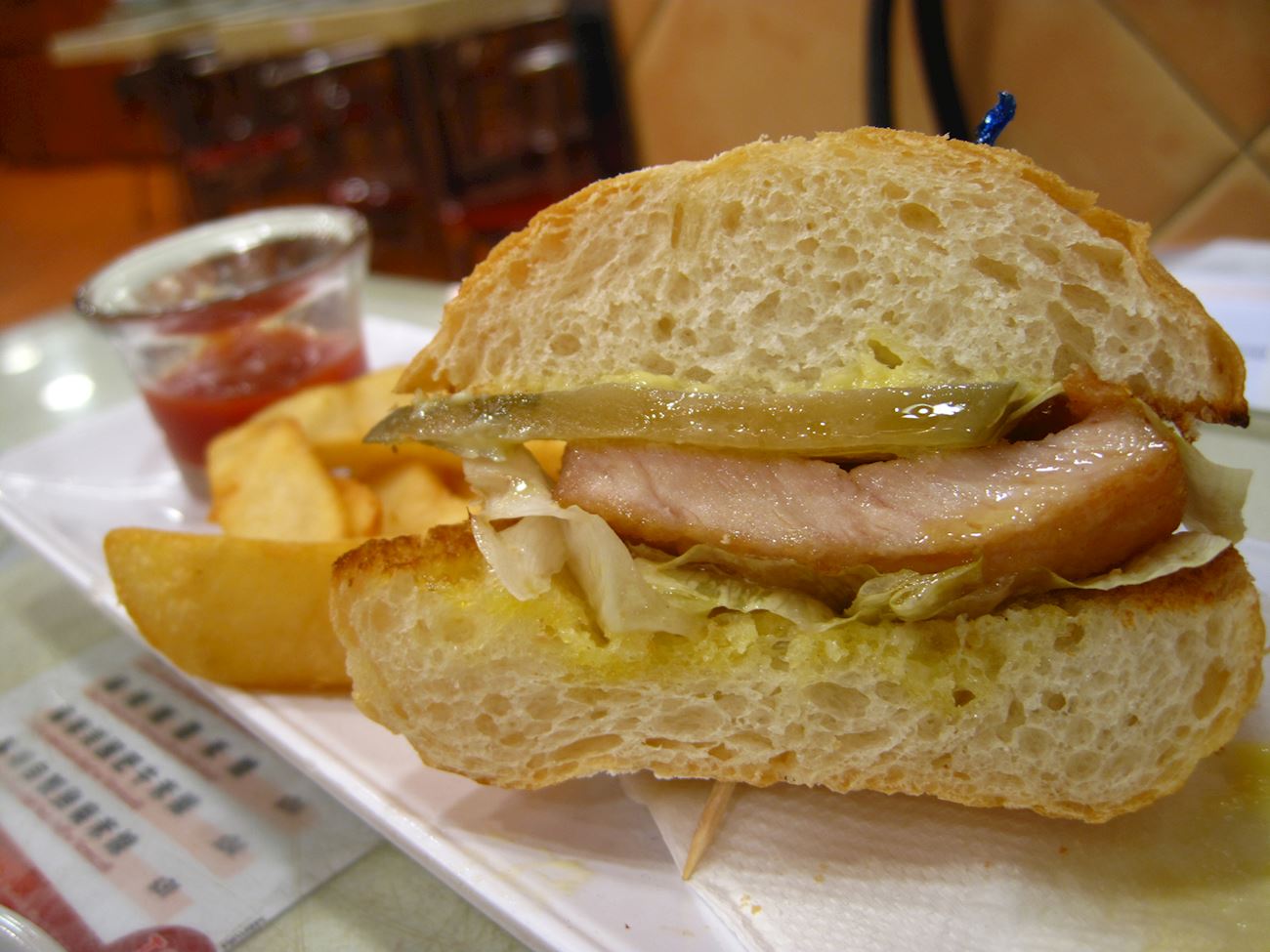 Bone-in Pork Chop Sandwich | Traditional Sandwich From Chicago, United ...