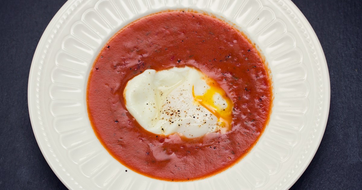 Sopa de Tomate | Traditional Vegetable Soup From Portugal, Western Europe