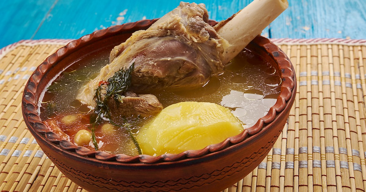 Parcha Bozbash | Traditional Meat Soup From Azerbaijan, Eastern Europe