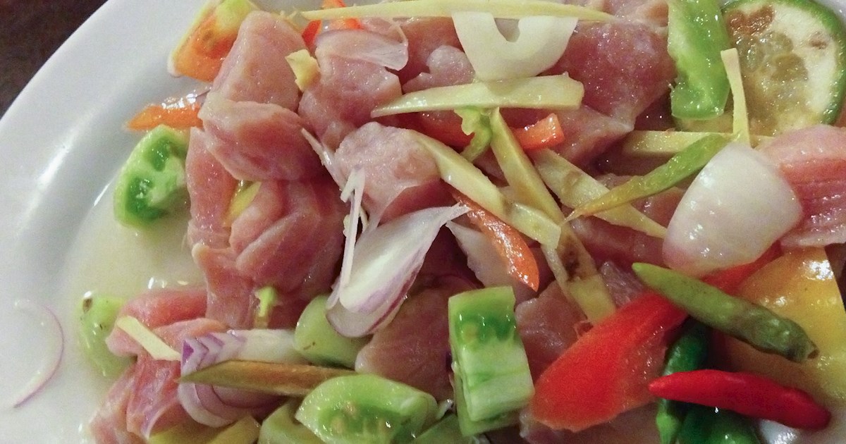 Kinilaw | Traditional Saltwater Fish Dish From Philippines, Southeast Asia
