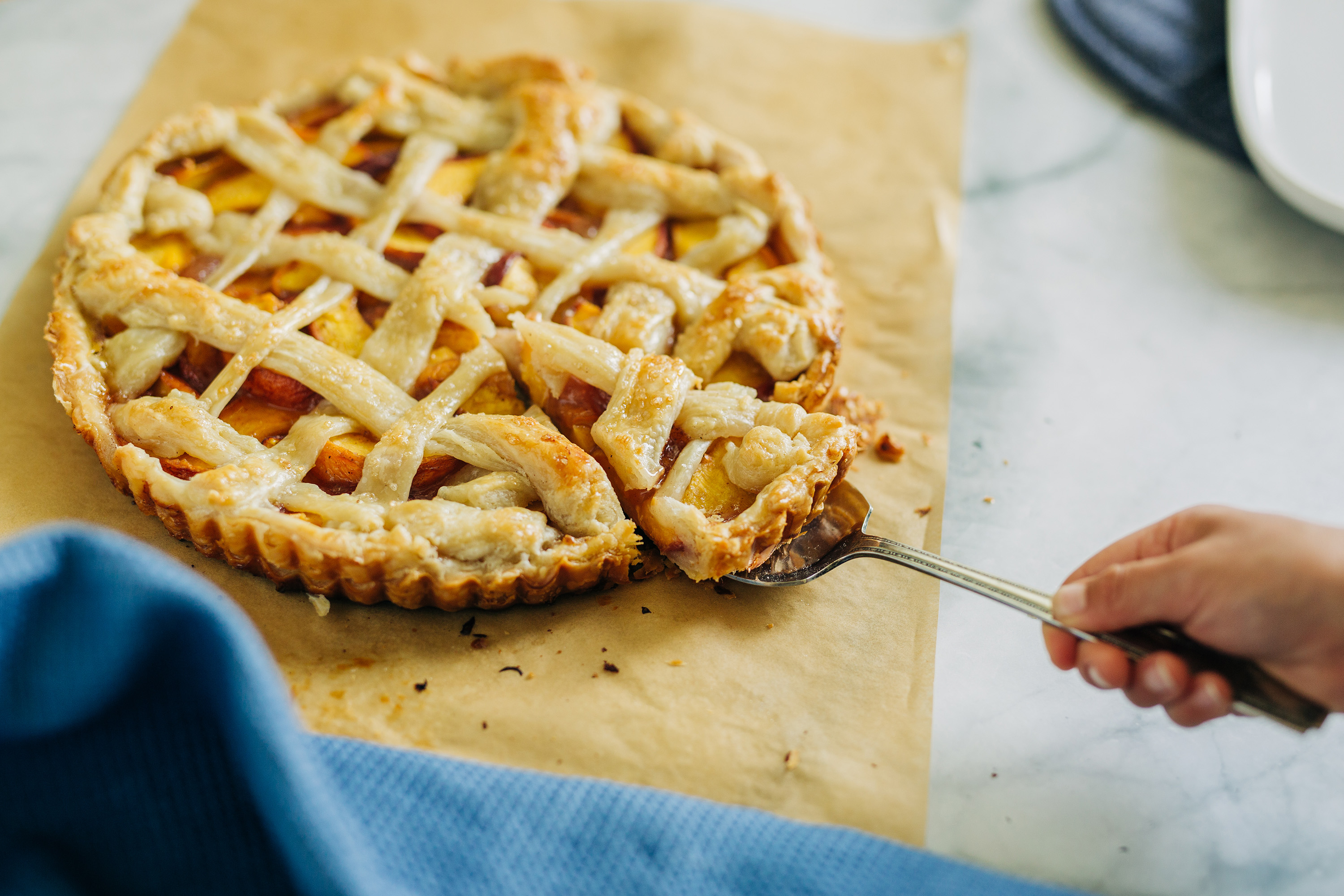 Georgia Peach Pie | Traditional Sweet Pie From Georgia, United States ...