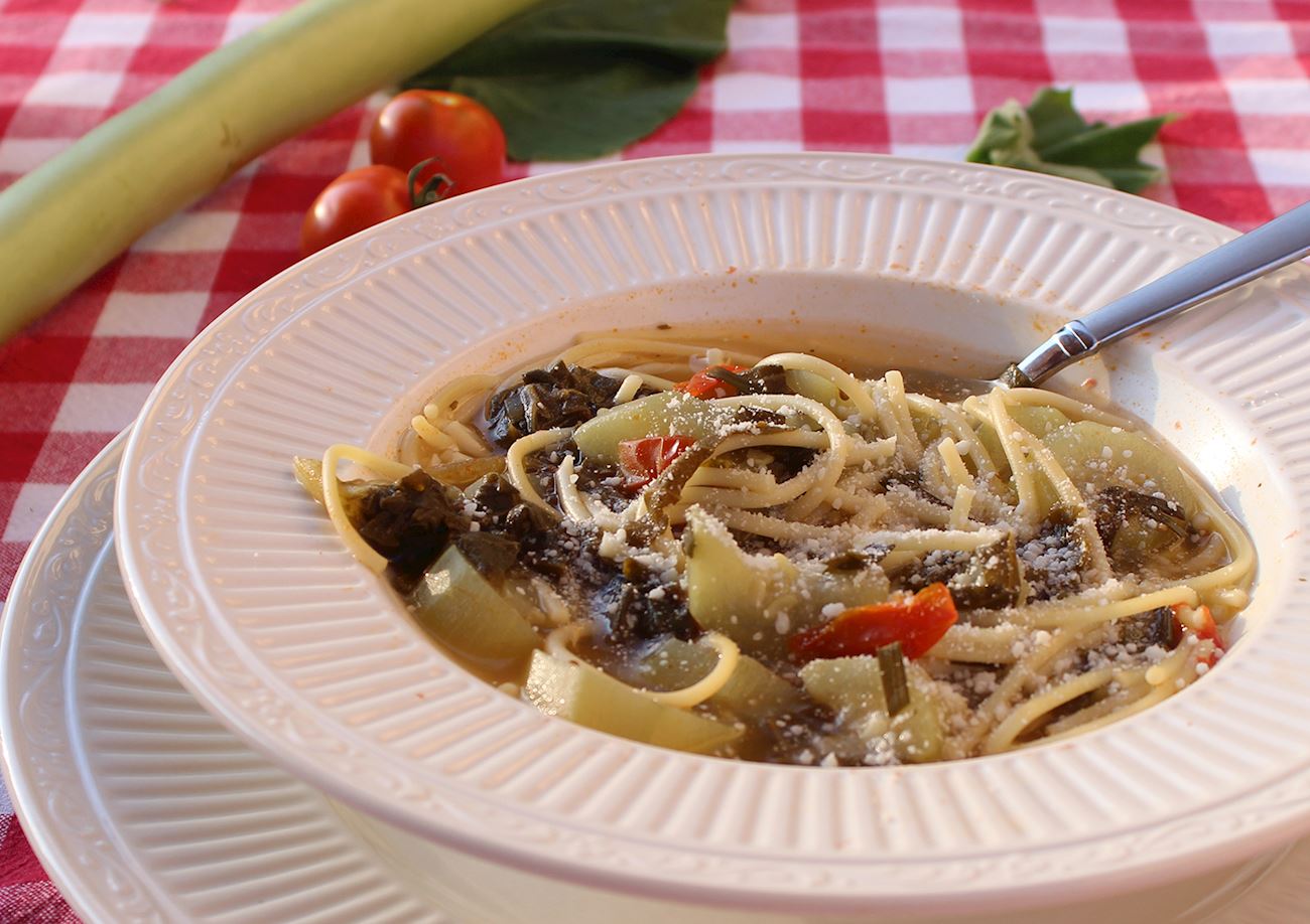Pasta Con Tenerumi | Traditional Pasta From Sicily, Italy
