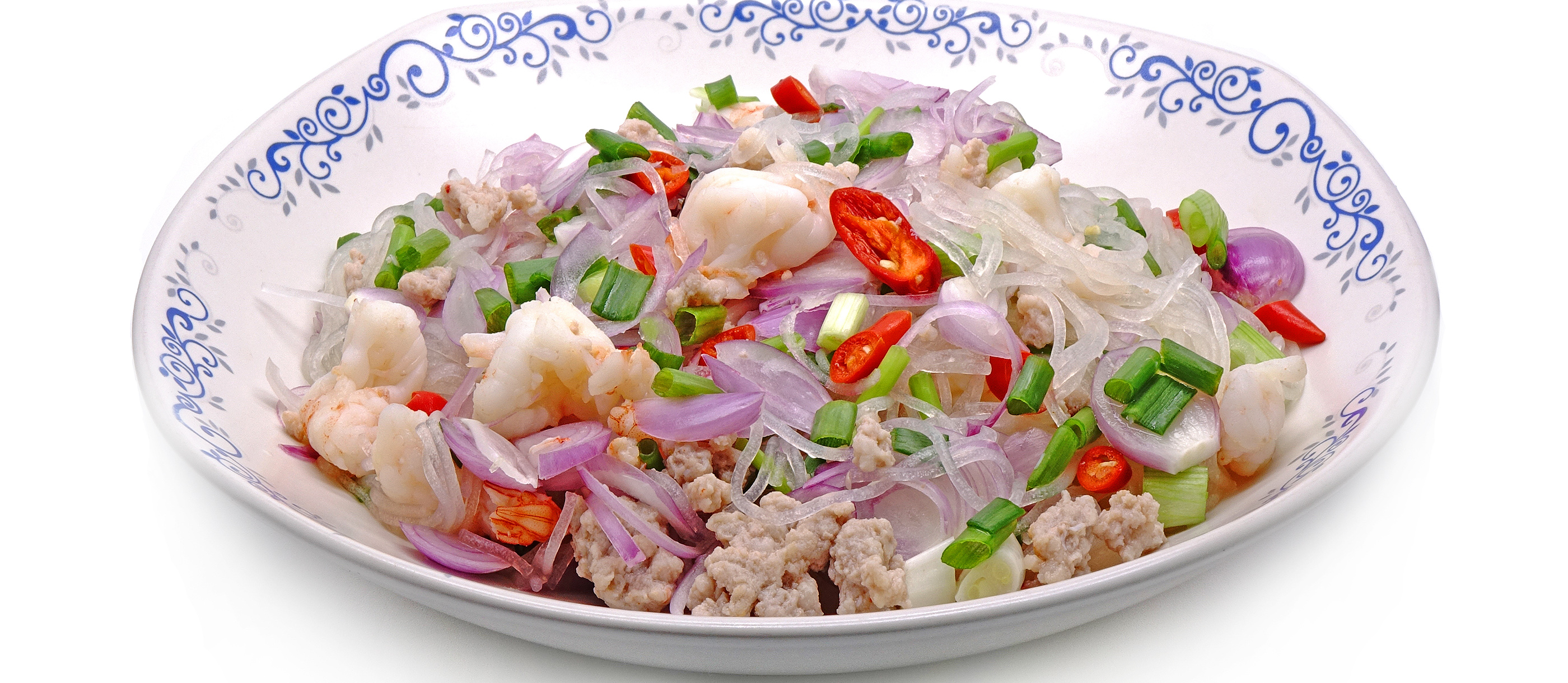 Yum Woon Sen | Traditional Salad From Thailand, Southeast Asia