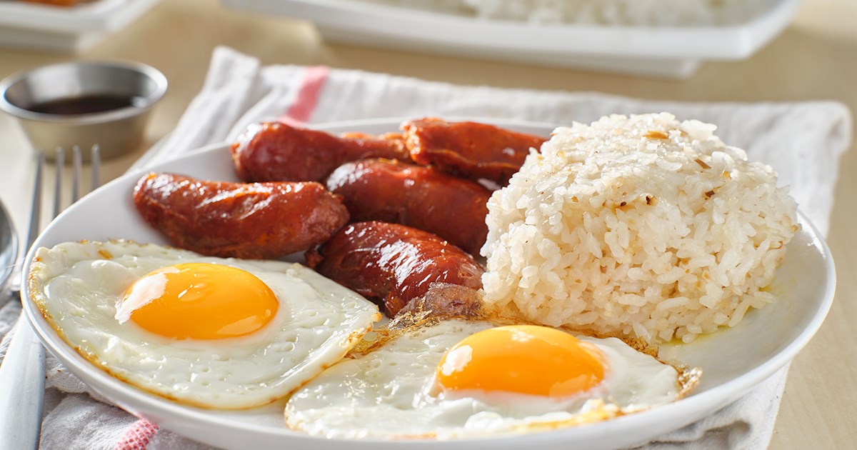Longsilog | Traditional Breakfast From Philippines, Southeast Asia