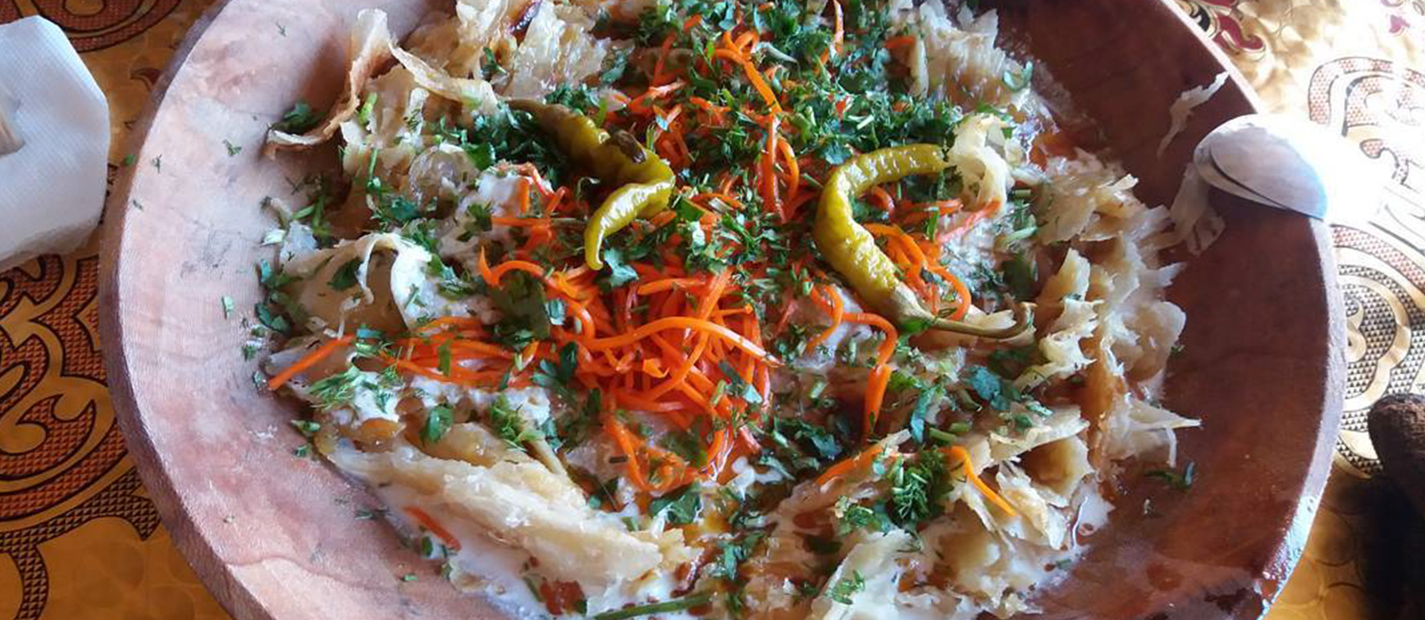 Qurutob | Traditional Vegetable Dish From Tajikistan