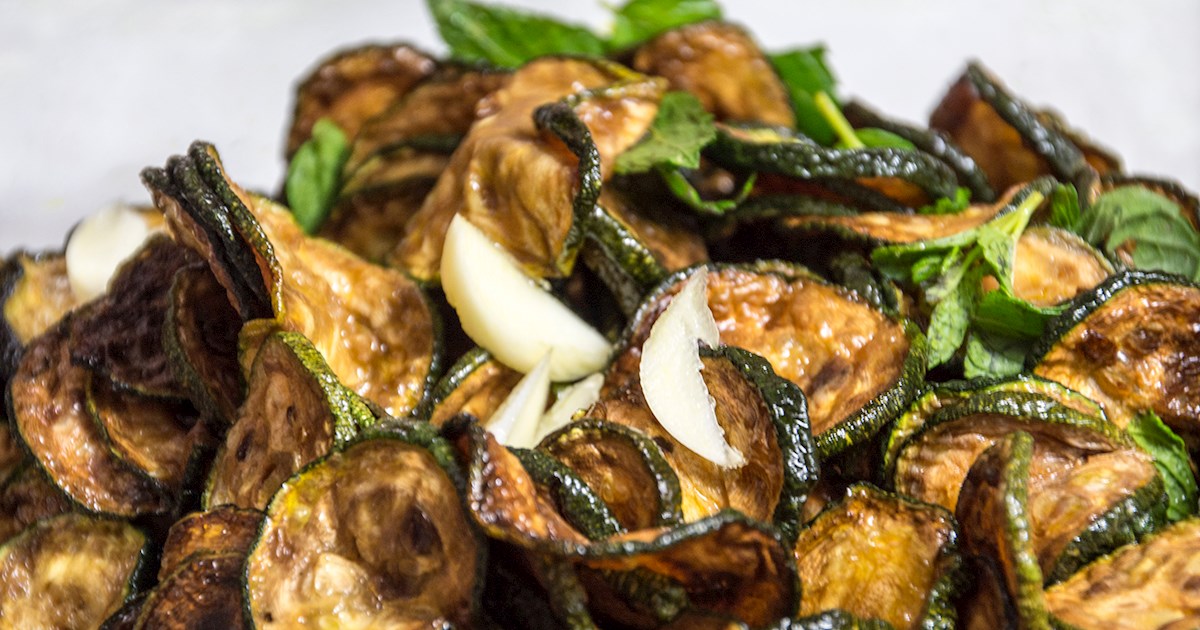Zucchini Alla Scapece | Traditional Side Dish From Naples, Italy